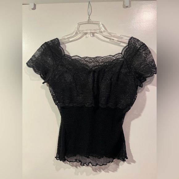 Privilege | Tops | Vintage Privilege Paris Lace Top | Poshmark